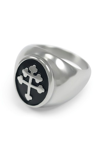 Magnum PI Cross of Lorraine Stainless Steel Ring Knights Templar ...