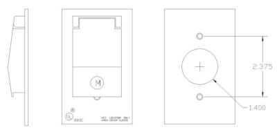 Mulberry 30509, 1-Gang, Gray, Weatherproof Device Box Cover, 1 pc | eBay