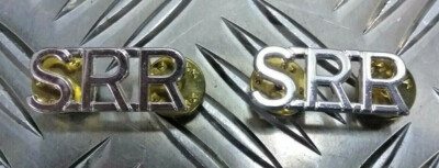 Genuine British "SRR" Special Reconnaissance Regt Shoulder Title Badges ...