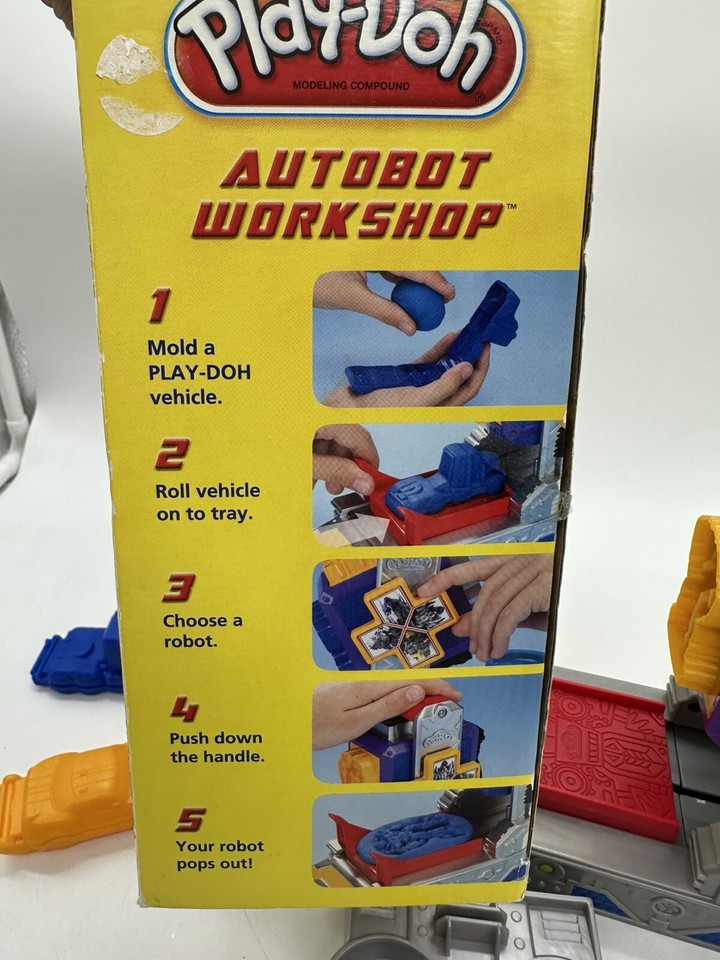 Play Doh Transformers Dark of the Moon Workshop 2010 Missing 3 Pieces ...