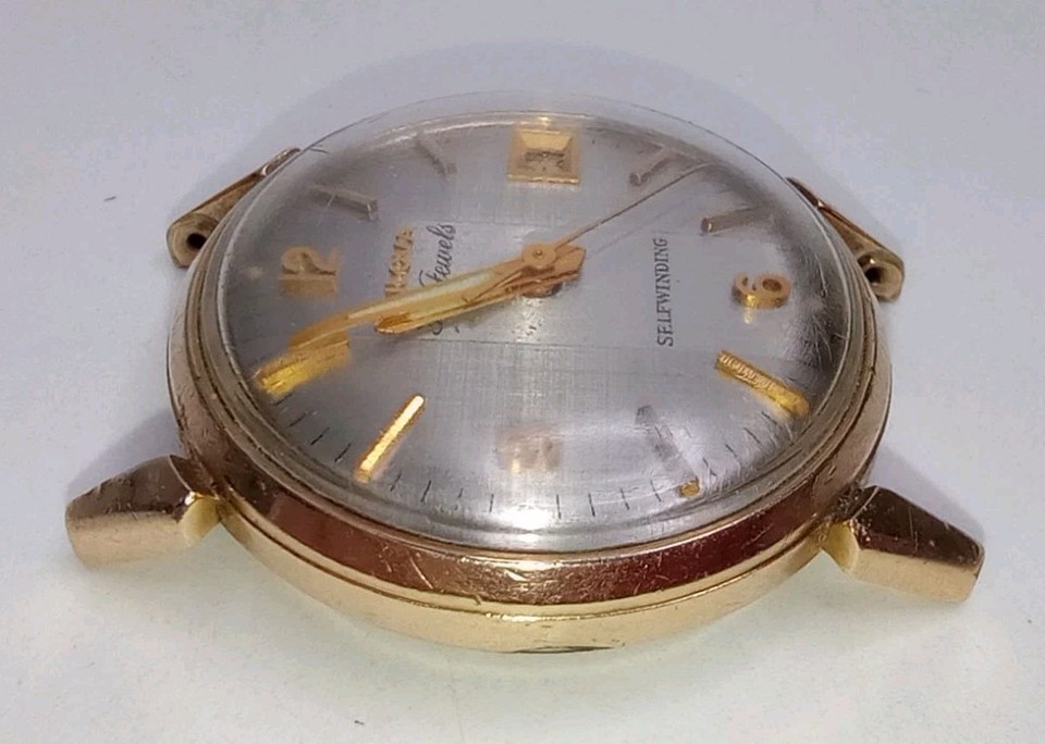 Vintage 1965 Bulova 2525 Date King Linen Dial Men's Wristwatch - No ...