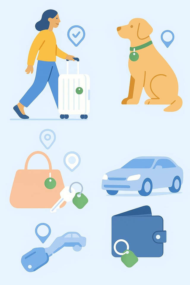 Android Compatible Air Tag - Tracker Tags for Android Phones, Supports ...