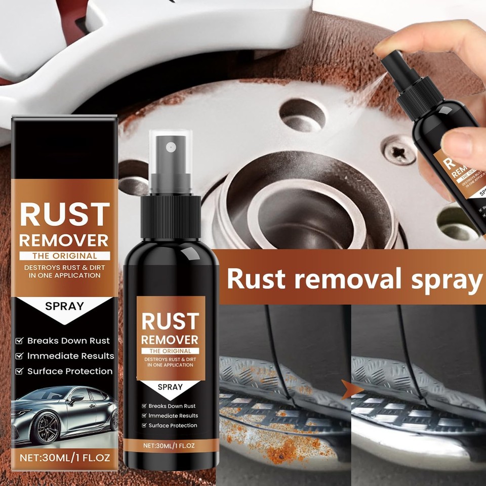 Rust Remover Spray Heavy Duty Metal Cleaner, Upgrade Rust Remover for ...