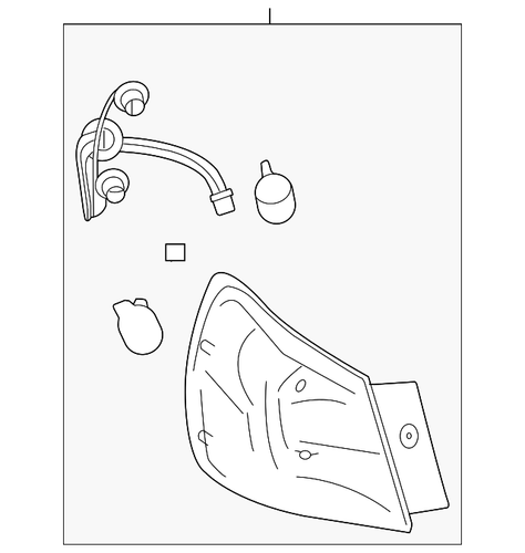 Genuine Nissan 2008-2015 Nissan - Tail Lamp Assembly 26555-JM00A | eBay