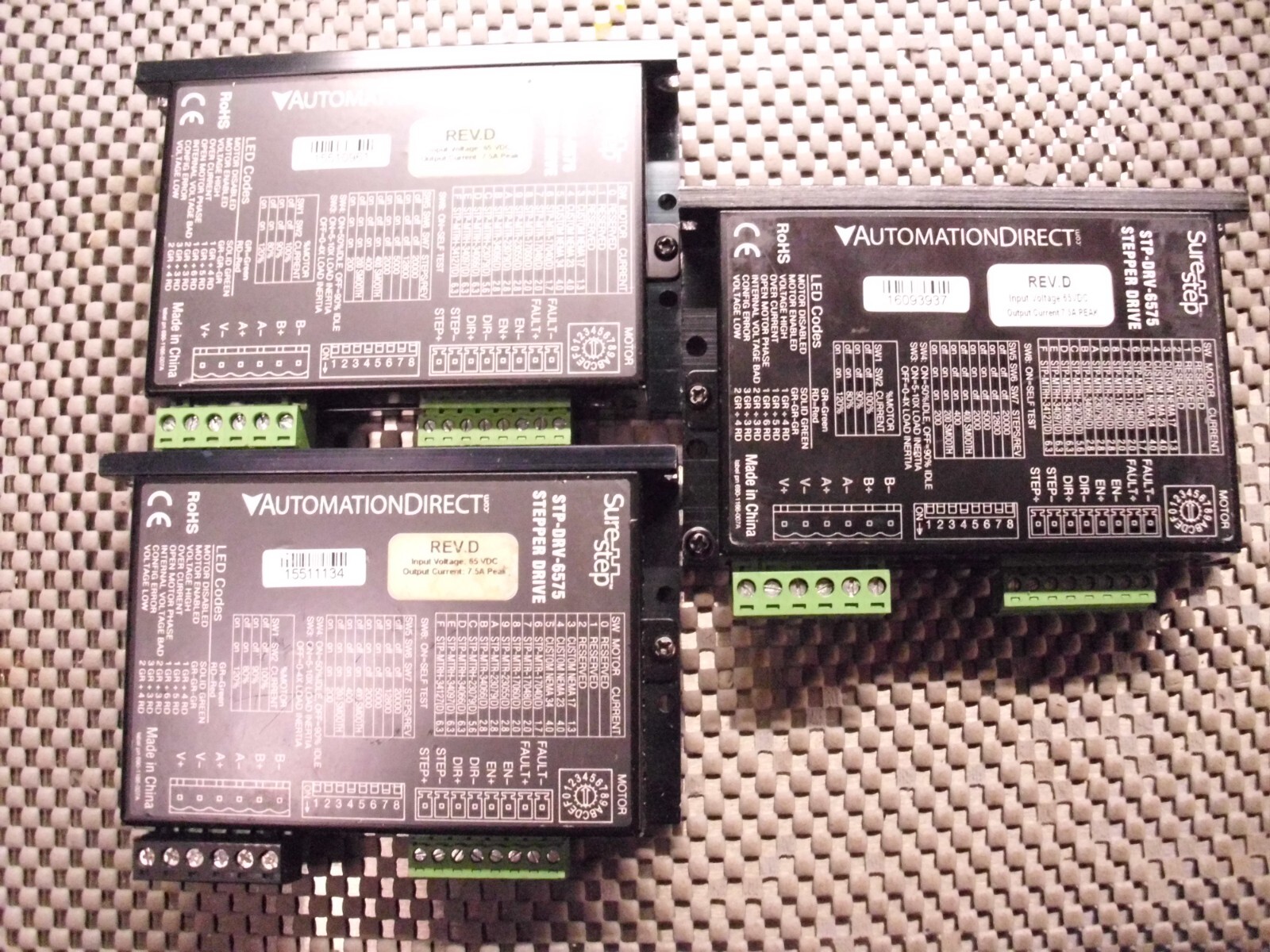 Automation Direct STP-DRV-6575 SureStep DC Microstepping Stepper Drive ...