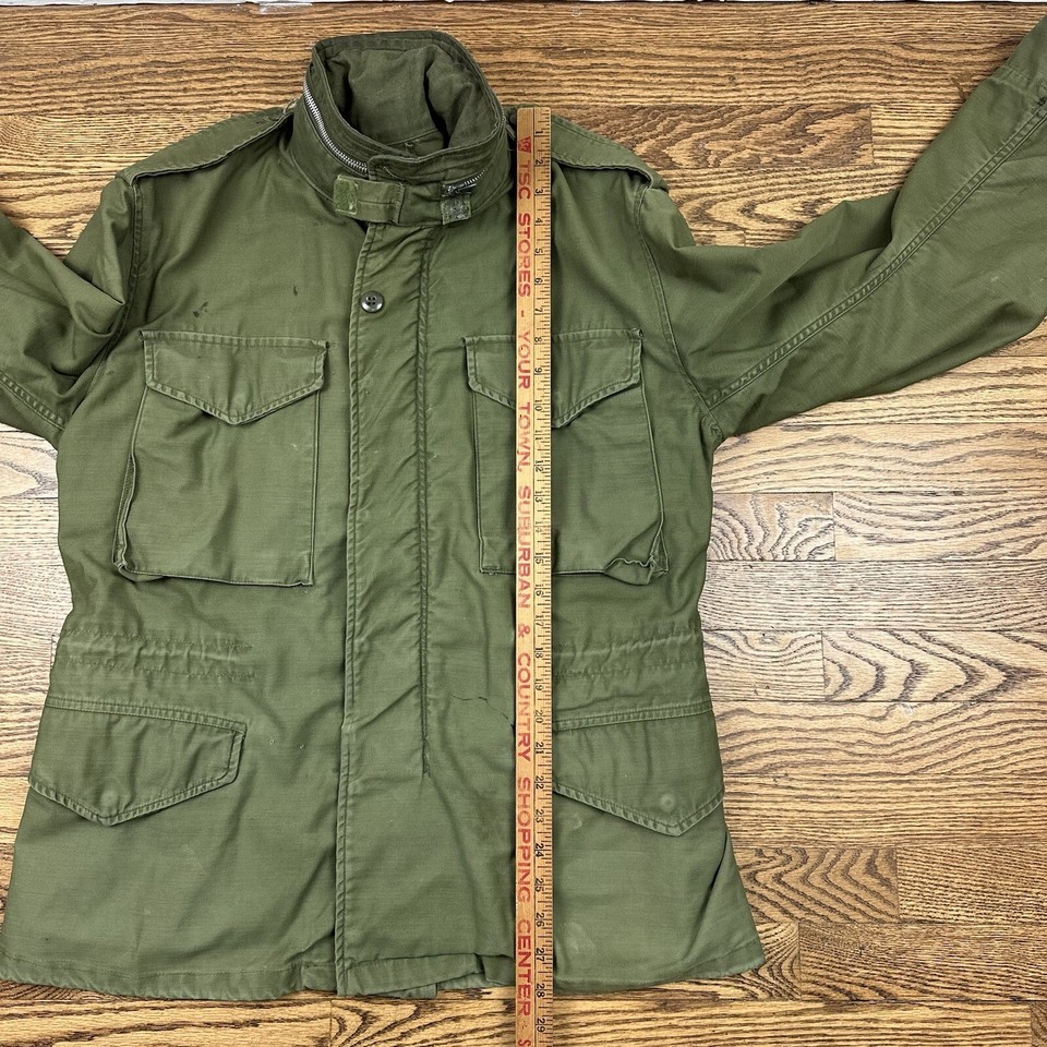 Vintage 60s Vietnam War Era US Army M65 Military Field Jacket OG-107 Medium | eBay