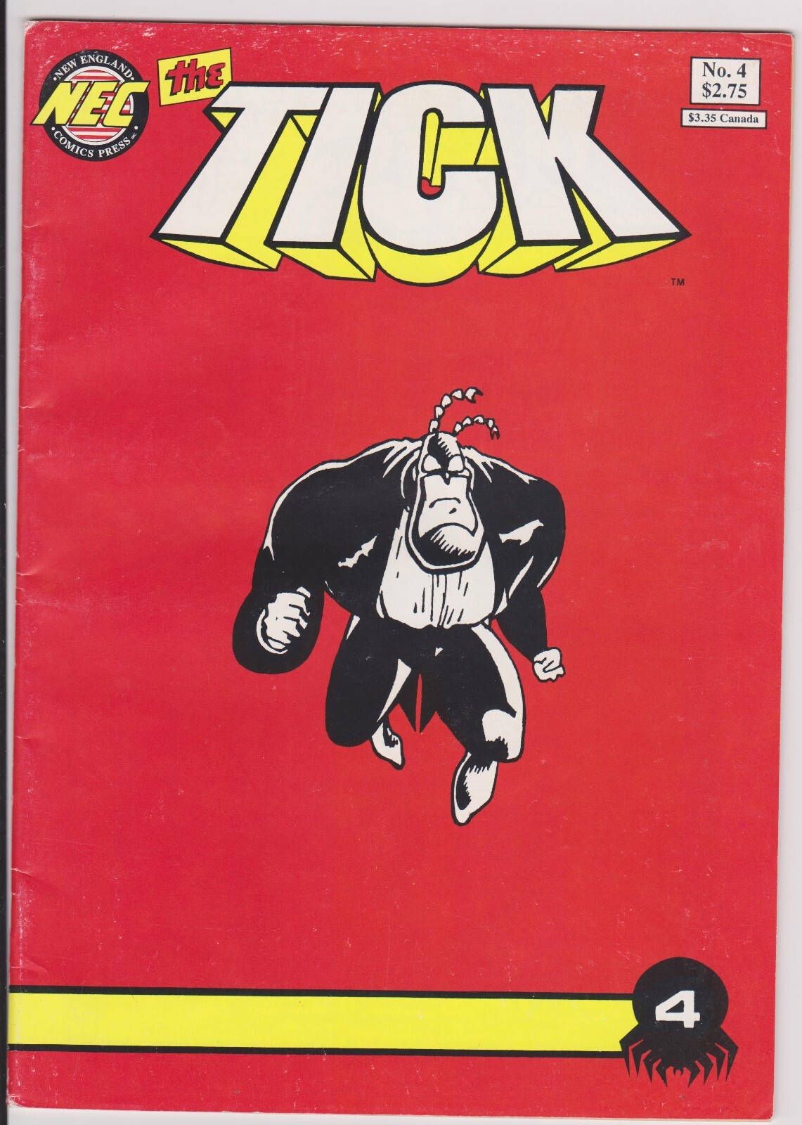 The Tick Issue #4 Comic Book. 3rd Print Ben Edlund New England Comic ...