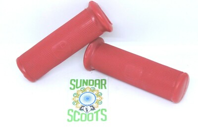 SET OF 2 RED HANDLEBAR GRIPS - FOR VESPA VBA/ VBB/VLB/VNA MODELS | eBay UK