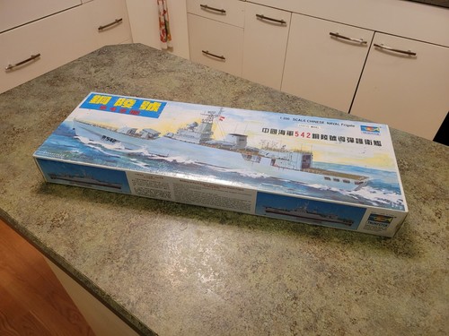 Vintage 2000 Chinese 1:200 Naval Frigate # 542 Model Kit Trumpeter 03602 SEALED | eBay