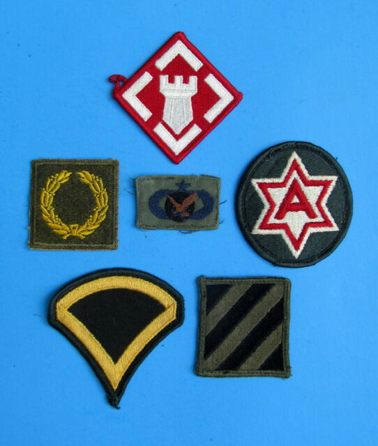 Lot of 6 U.S. Military Armed Forces Arm Patches Embroidered | eBay