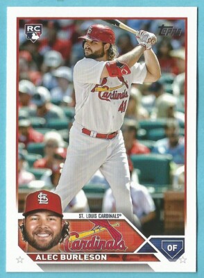 2023 Topps Series 2 Baseball Alec Burleson Rookie Advanced Stats 179/ ...