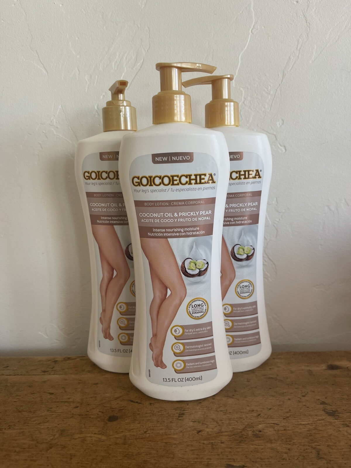 3 Goicoechea Intense Nourishing Body Lotion Prickly Pear/Coconut Oil ...