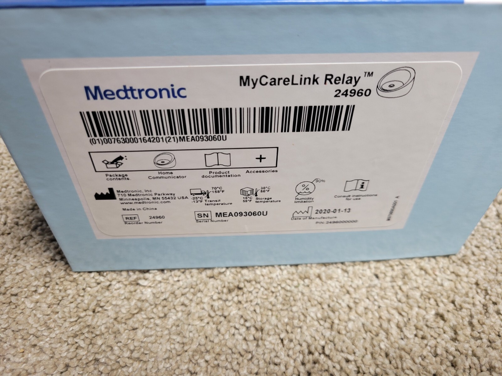 Medtronic 24960 MyCareLink Relay Home Communicator | eBay