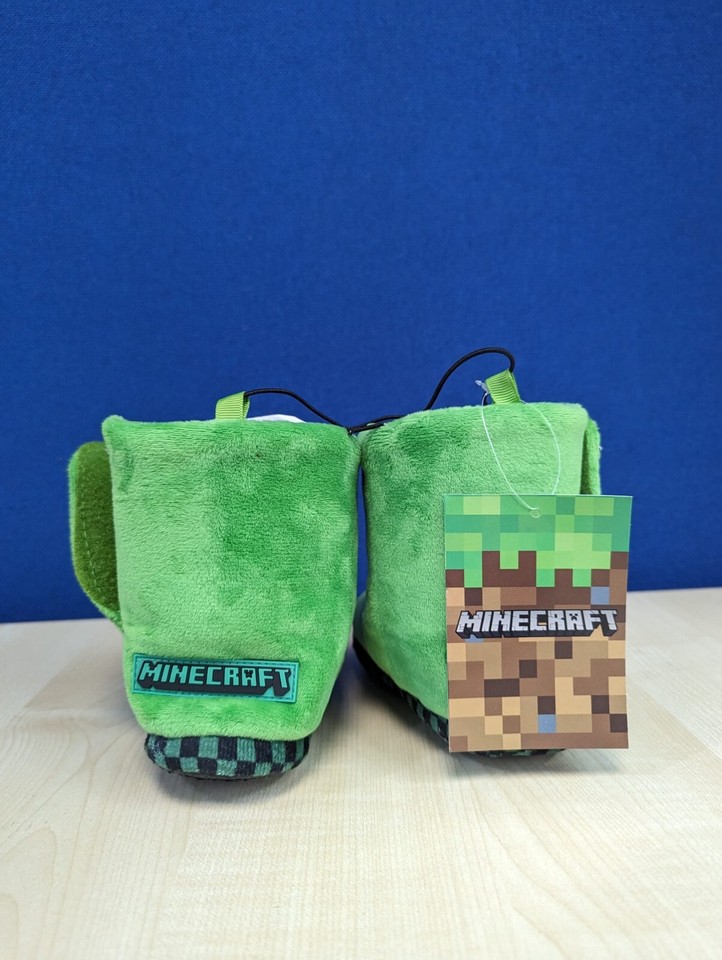 Minecraft Toddler Boot Boys Indoor House Shoe Creeper House Slipper ...