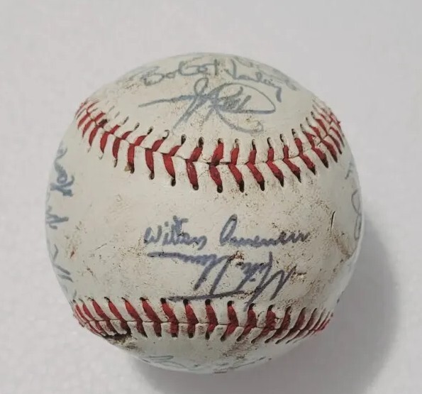 ⚾🧢Autographed Collectors Baseball Signed Over 25 Signatures MLB ⚾ 🧢 | eBay