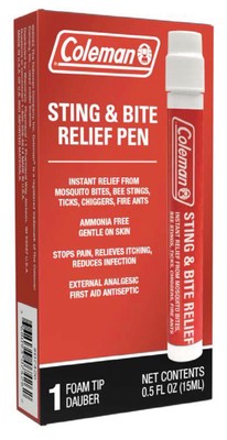 Coleman Insect Bite Relief Pen: Fast and Soothing Relief for Bug Bites ...