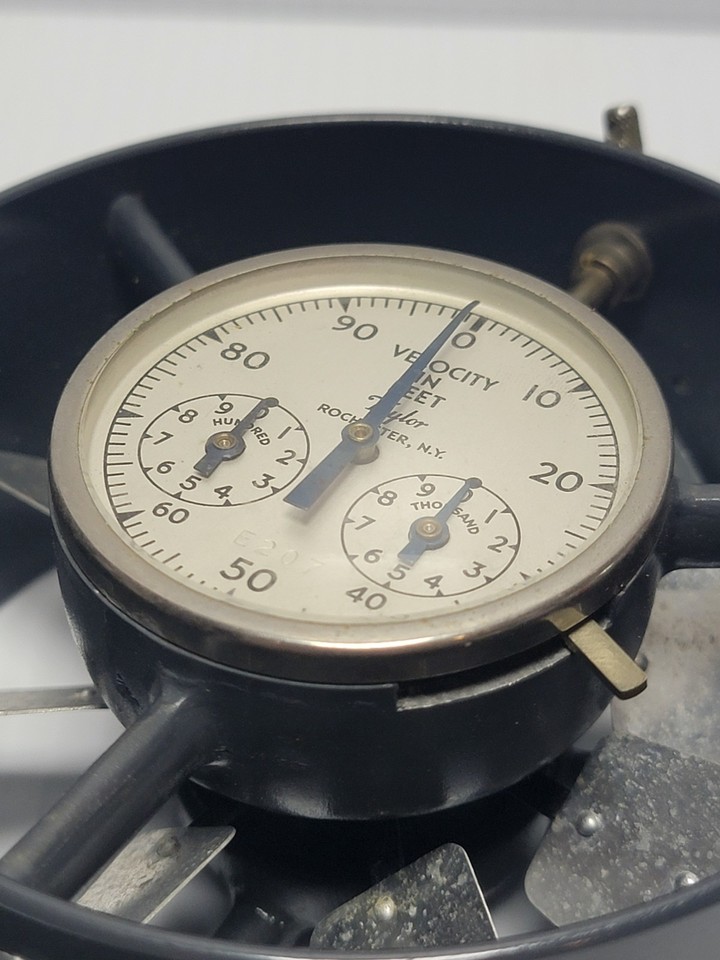 Vintage TAYLOR Anemometer with Original Leather Case - Wind Velocity ...