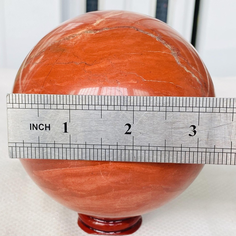 Natural Red jasper Sphere Quartz Crystal reiki Ball Healing 1700G | eBay