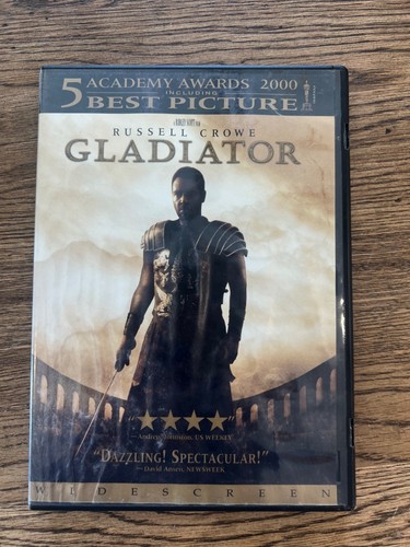 Gladiator 2000 DVD Widescreen Russell Crowe Joaquin Phoenix Drama Epic ...