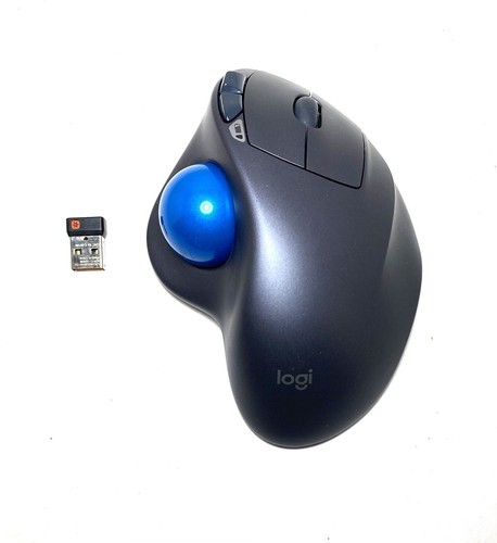 Logitech M570 Wireless Trackball Mouse w/ USB Receiver Tested *SEE ...