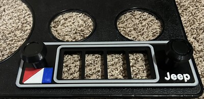 1976-1986 AMC Jeep CJ CJ5 CJ6 CJ7 CJ8 J10 Dash Switch plate - 4 ...