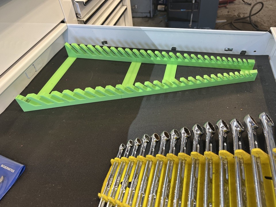 Large Spanner Rack - Angled | 6mm-32mm (27 Slot) | Spanner Holder ...