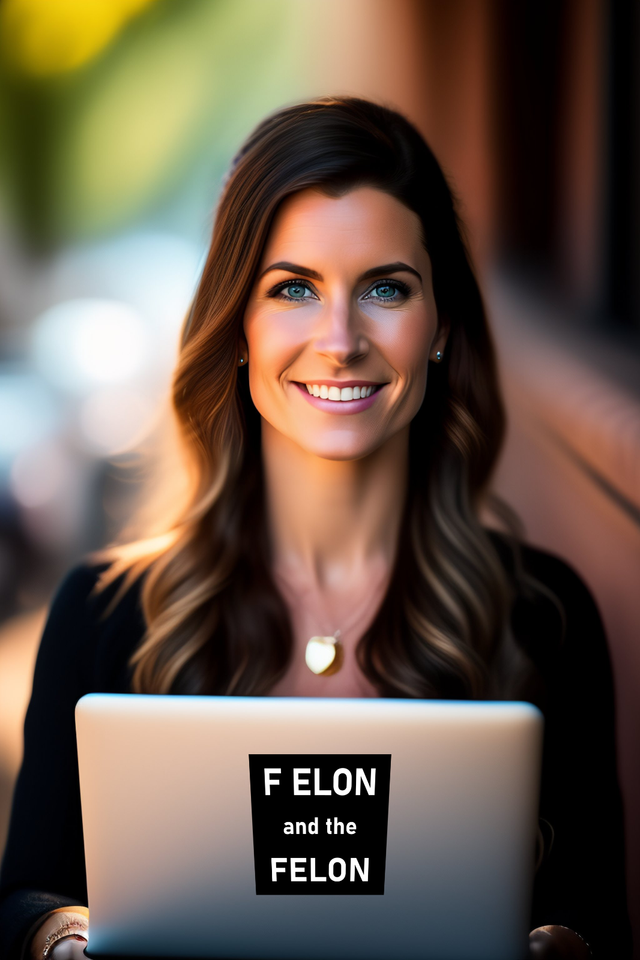 F Elon and the Felon Sticker Funny Anti Donald Trump Elon Musk Sticker ...