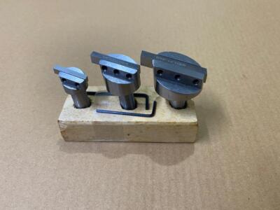 1/2" SHANK FLY CUTTER INCLUDES 3/4", 1-1/8", 1-1/2" MILLING HARDENED ...