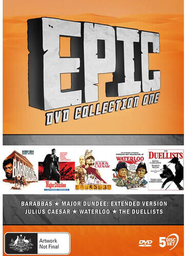 Epic DVD Collection One: Barabbas / Major Dundee / Waterloo / Julius ...