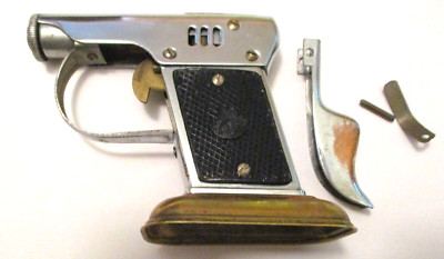 VINTAGE PISTOL GUN SHAPED CIGARETTE TABLE LIGHTER ~ MADE in OCCUPIED ...