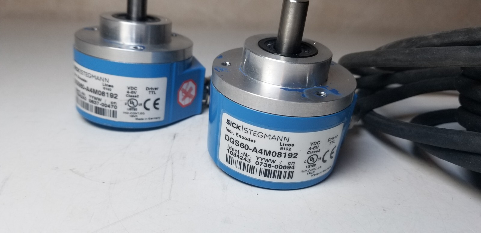 2x Sick DGS60-A4M08192 Incremental Encoder TTL | eBay