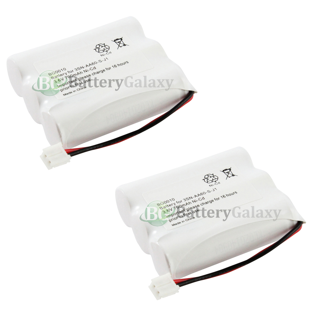 2 NEW Cordless Home Phone Rechargeable Battery for Vtech ia5854 ia5864 ...