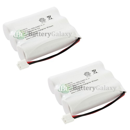 2 NEW Cordless Home Phone Rechargeable Battery for Vtech ia5854 ia5864 ...