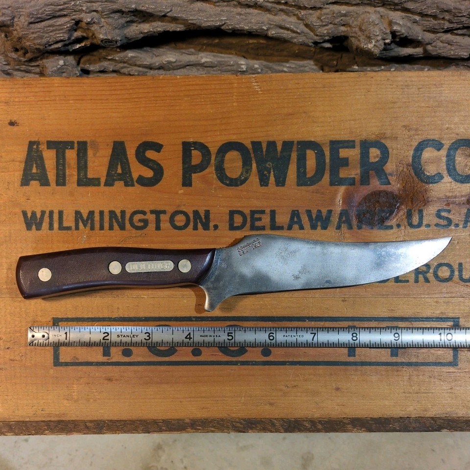 Vintage Schrade USA 150T Old Timer Fixed Blade Hunting Knife, Original ...