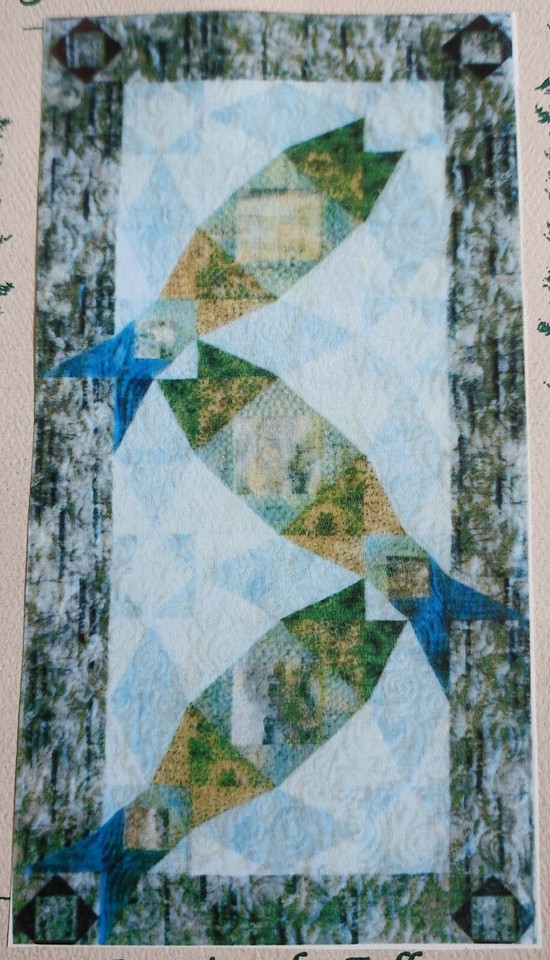 A Common Thread Quilting Pattern #105 JUMPING THE FALLS Runner 24"X48 ...