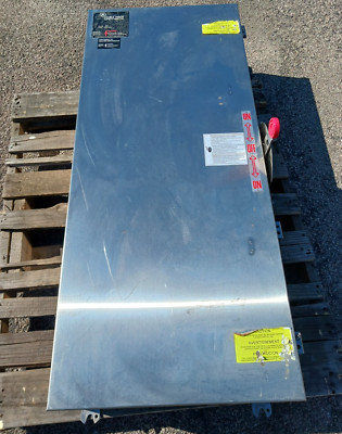 GE TC35365SS STAINLESS STEEL DOUBLE THROW TRANSFER SWITCH 400 AMP 480/ ...