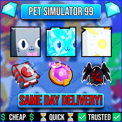 Pet Simulator 99 |💸 CHEAPEST Huge Pets, Gems & Enchants 💎| Pet Sim 99 ...