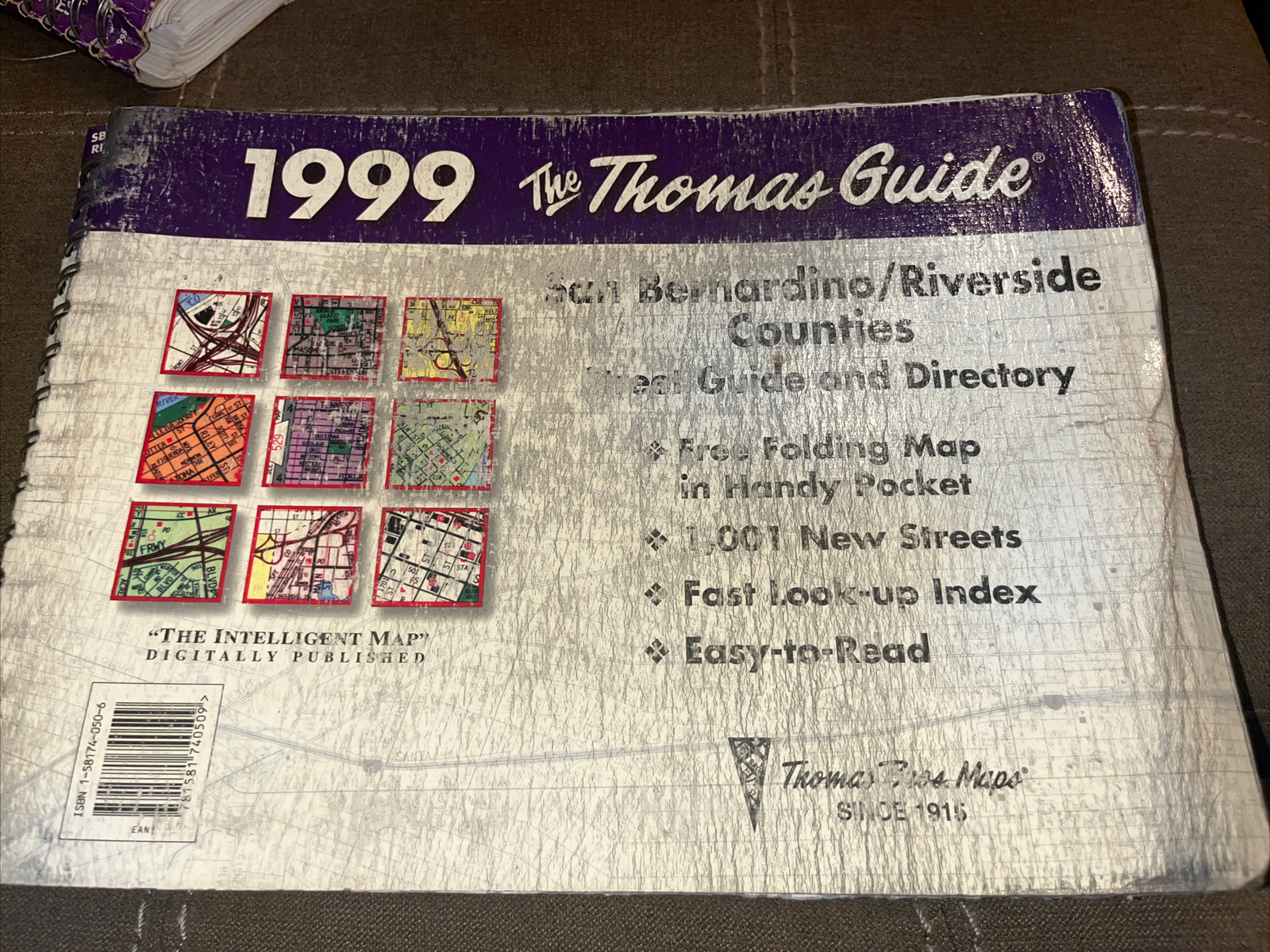 1999 THOMAS GUIDE San Bernardino / Riverside Counties | eBay