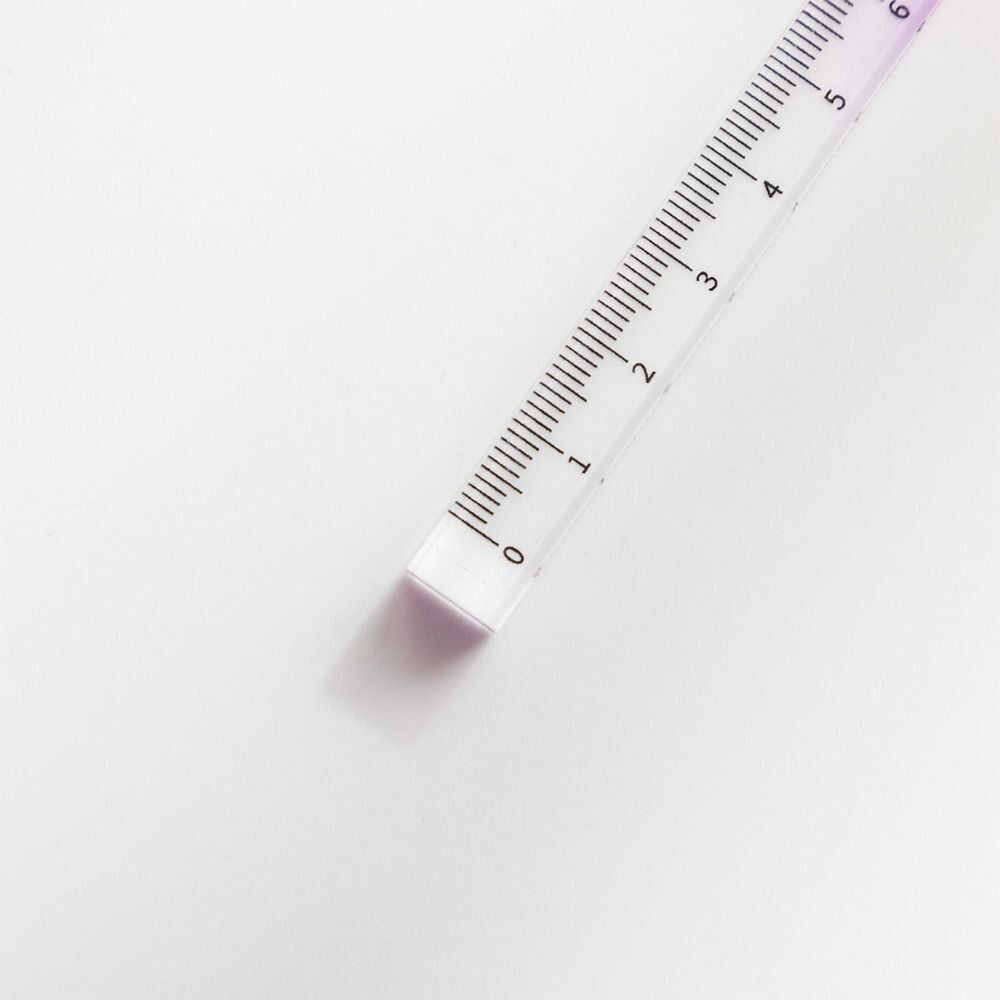 Gradient Color Straight Ruler 20CM Scale Ruler School Office Supplies ...