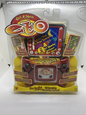 Etch A Sketch ETO Electronic TV Plug N Play Game(51200) Ohio Art 2004 ...