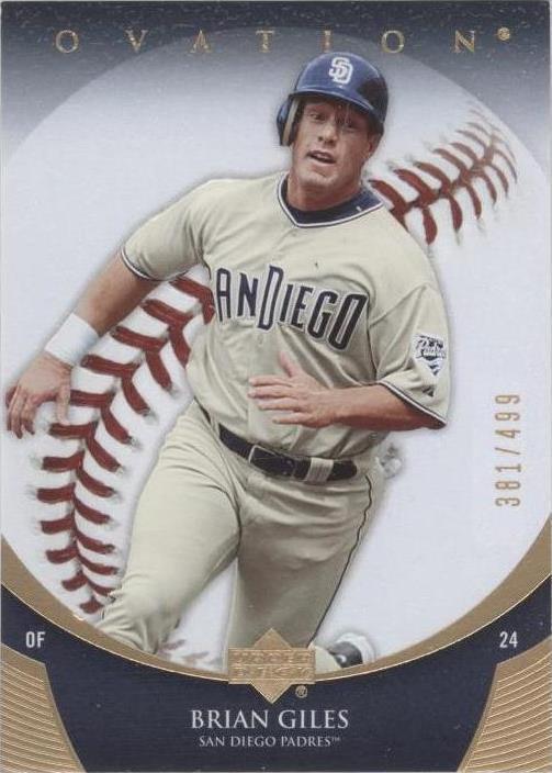 2006 Upper Deck Ovation - Brian Giles #53 Gold /499 for sale online | eBay