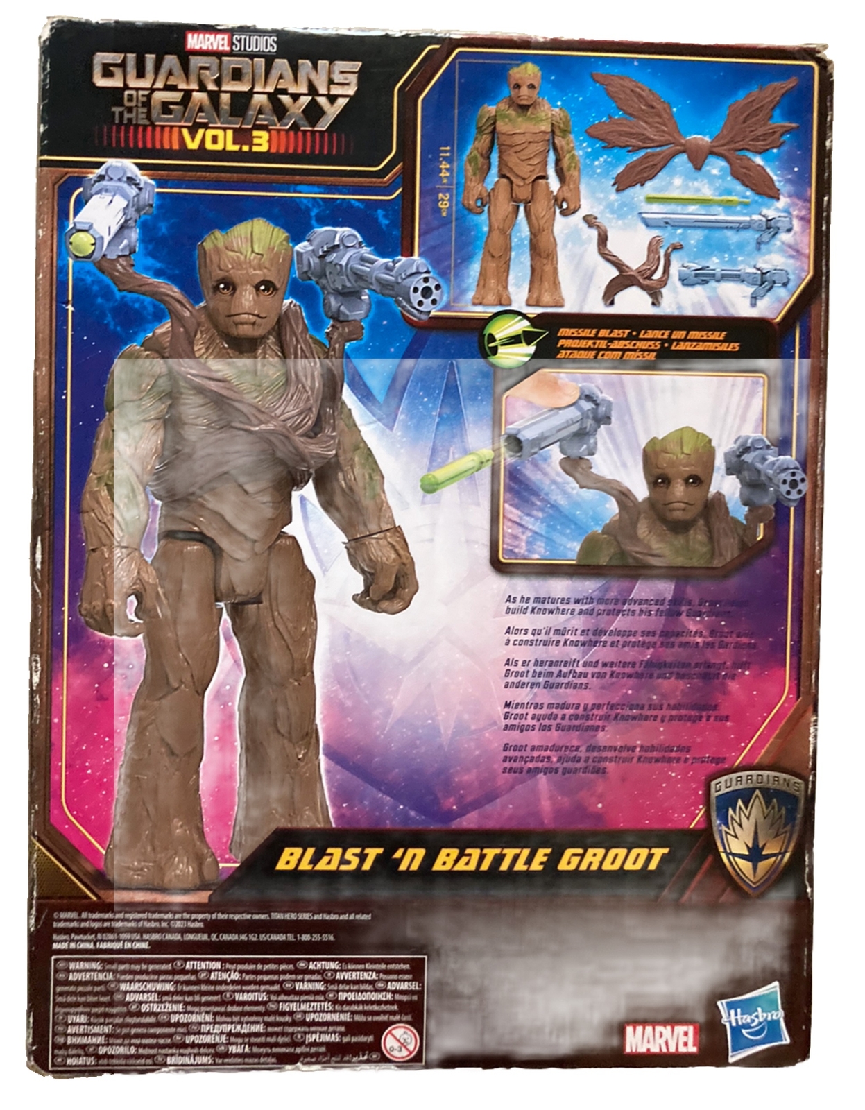 Marvels Guardians Of The Galaxy Blast ‘N Battle Groot Volume 3 NEW 4 ...