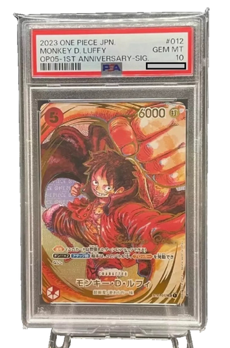 PSA 10 Luffy ST01-012 OP-05 Eiichiro Oda signed - One Piece Card ...