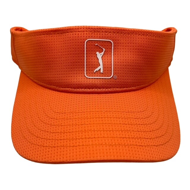 PGA Tour AIRFLUX Fairway Mesh Golf Visor Green Orange Blue Adjustable ...