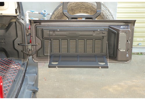 Black Car Rear Door Tailgate Table Shelf Storage Rack for Jeep Wrangler ...