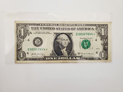 Rare Star Note 2017A $1 One Dollar Bill, 500k Run Size | eBay