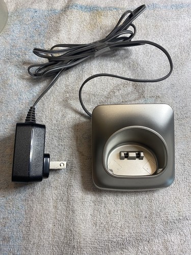 Panasonic PNLC1056 YA Charging Cradle Dock Silver Power Supply Charger ...