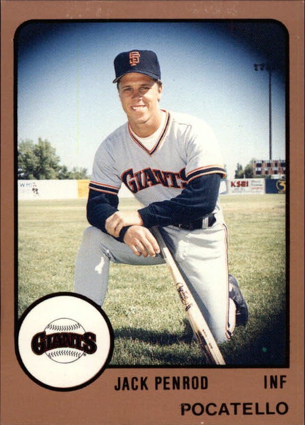 1988 Pocatello Giants ProCards #2102 Jack Penrod Coral Springs Florida ...