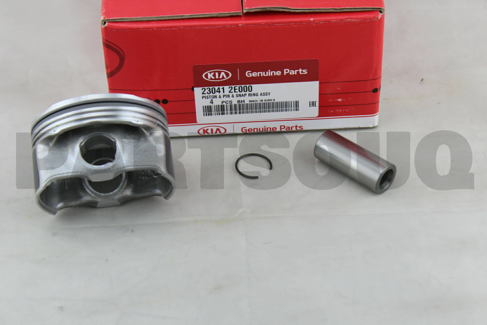 230412E000 Genuino Hyundai/Kia pistón y PIN y ANILLO A PRESIÓN ASIO | eBay