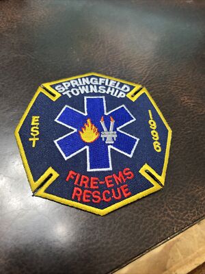 Vintage Obsolete Ohio Fire Department Patch Springfield | eBay